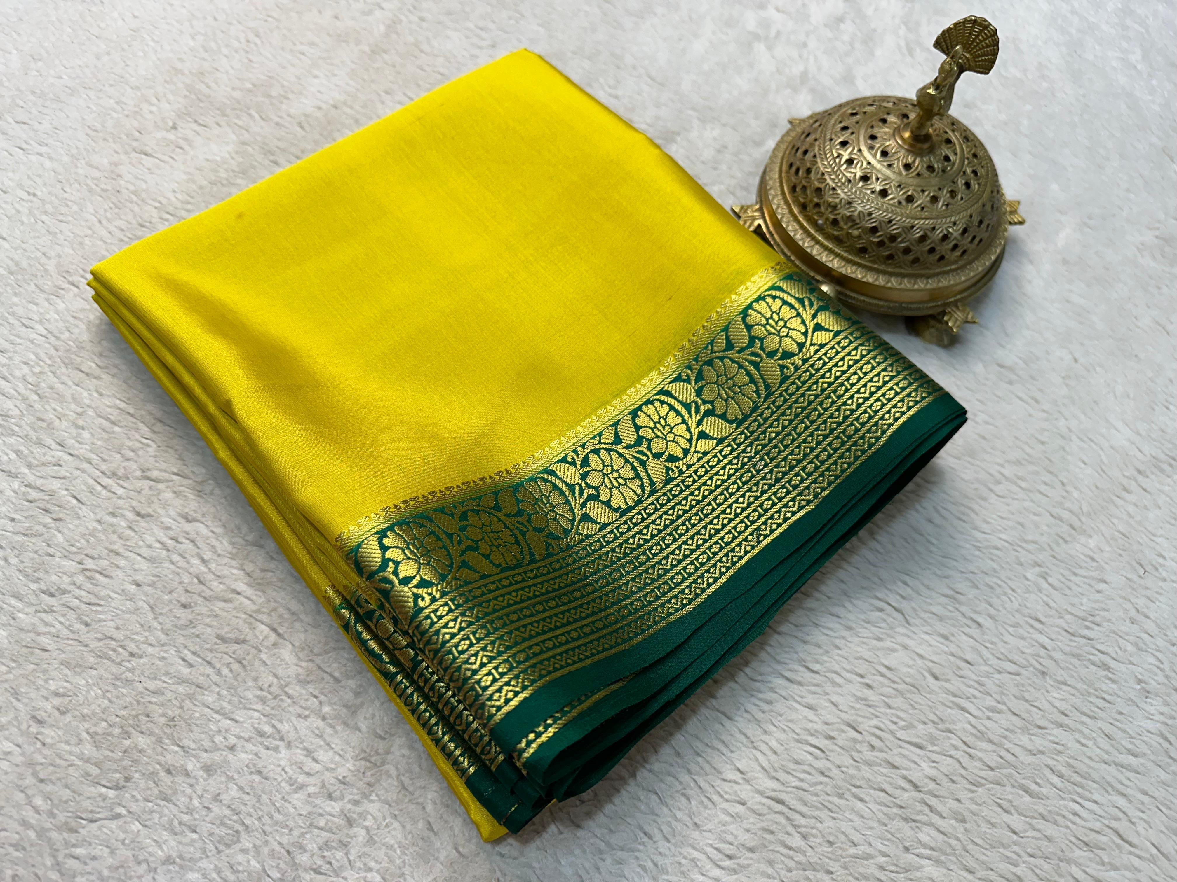 Feel the Luxury: Pure Silk Sarees for Every Occasion – Mysore Pattu
