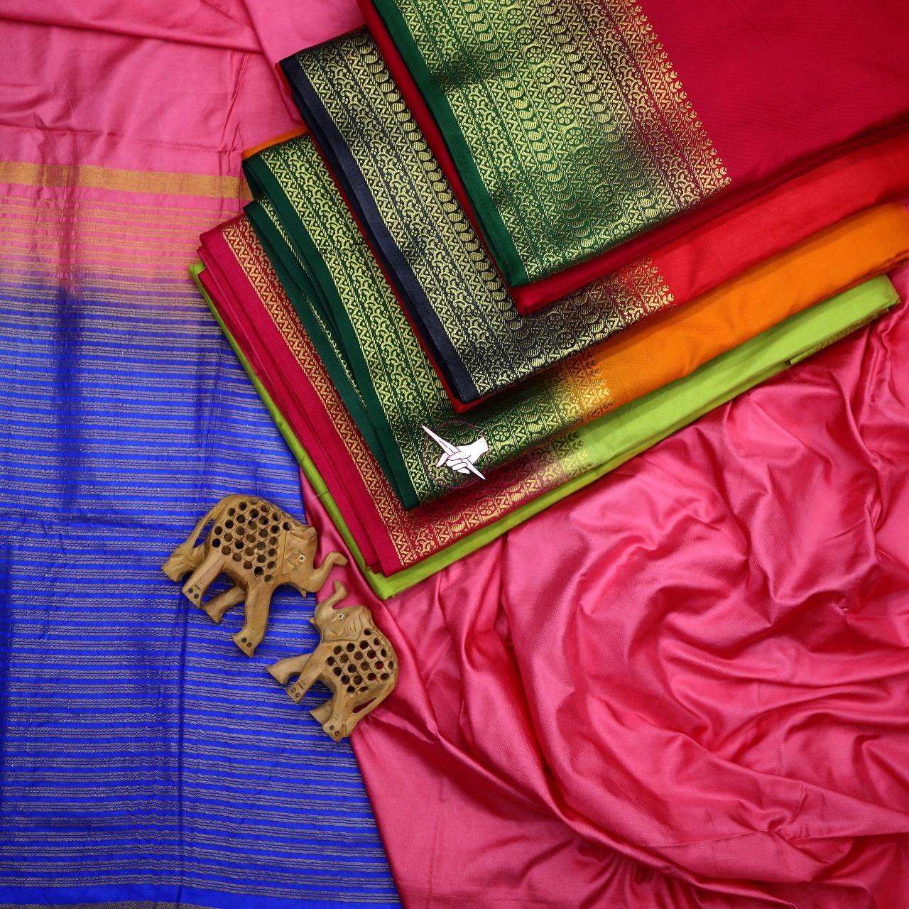 Mysore Crepe Soft Silk Sarees – Perfect Blend of Tradition & Trend ...